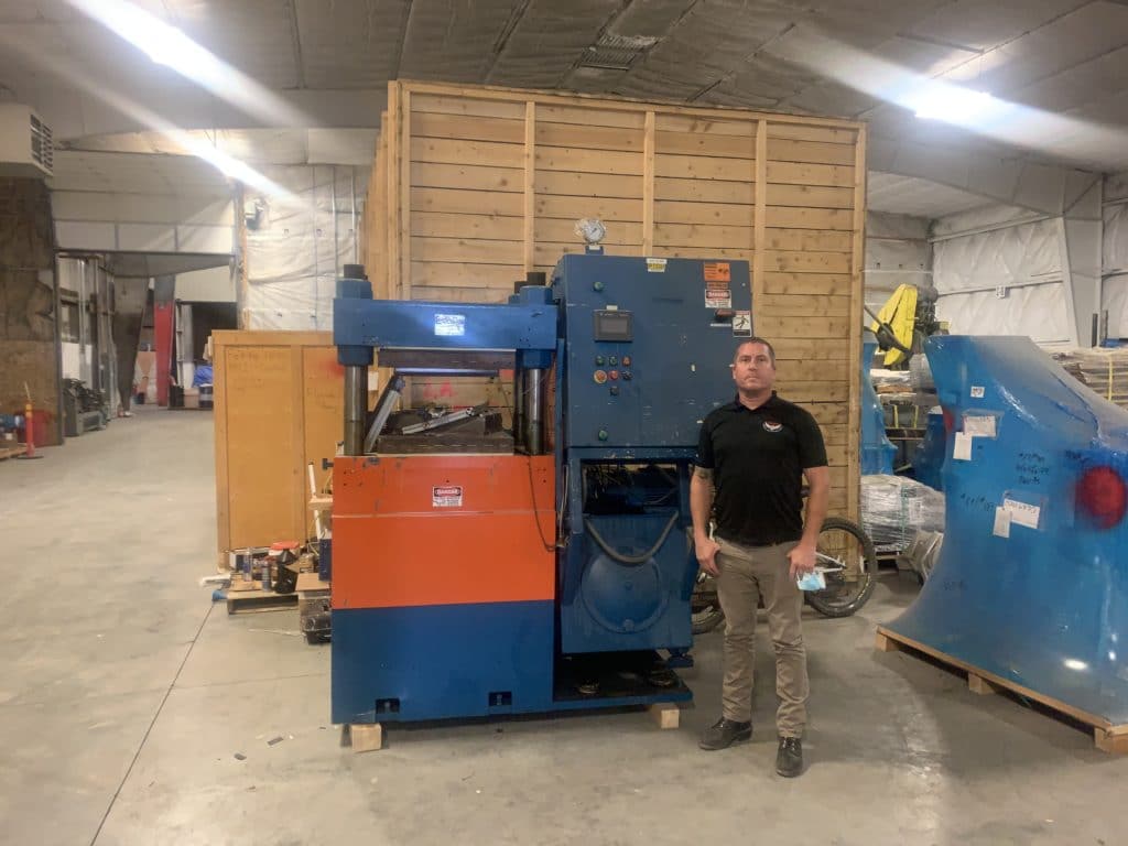 Wabash 200 Ton Heated Platen Press | RMT - Revolution Machine Tools™