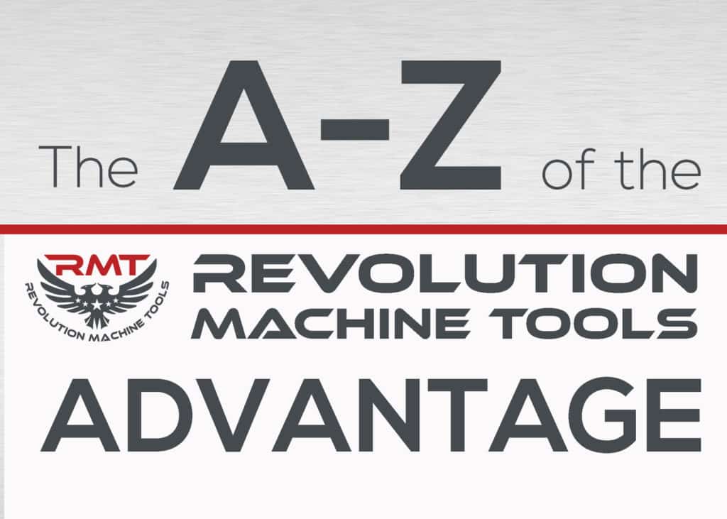 The A-to-Z Of The Revolution Machine Tools Advantage | RMT - Revolution ...