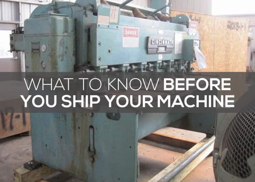 Before You Ship Your Machine | RMT - Revolution Machine Tools™