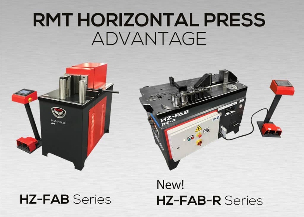 The RMT HZ-FAB Horizontal Press Advantage | RMT - Revolution Machine Tools™